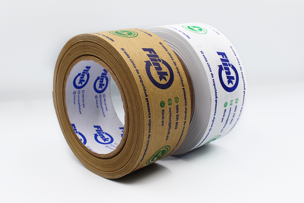 Pasos para personalizar tu Cinta Precinto Kraft - Flink